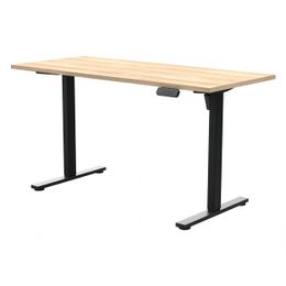 Tchibo - Elektrischer Schreibtisch &raquo;Emmik L138&laquo; - 138x60x72,7cm - schwarz - Holz / Metall