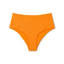 Tchibo - Bikinislip mit strukturierter Oberfl&auml;che - Damen - Gr. 42 - orange
