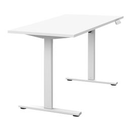 Tchibo - Elektrischer Schreibtisch &raquo;Torge L138&laquo; - 138x60x72,7cm - wei&szlig; -