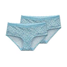 Tchibo - 2 Pantys - Damen - Gr. XXL - t&uuml;rkis