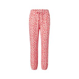 Tchibo - Relaxhose - Damen - Gr. L - rot/print