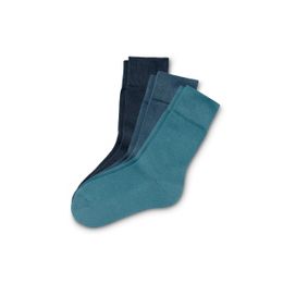 Tchibo - 3 Paar Socken - Damen - Gr. 39-42 - smaragdgr&uuml;n