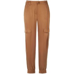 tRUE STANDARD - Kn&ouml;chellange Cargo-Hose, braun, Gr. 44 / L