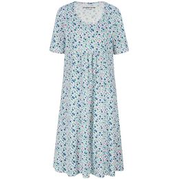 Green Cotton - Jersey-Kleid Selma, weiss, Gr. 42 / M - Baumwolle