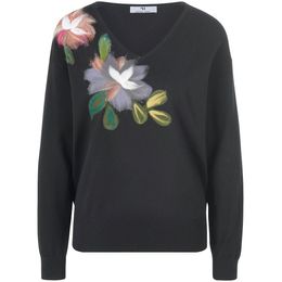 Peter Hahn - V-Pullover, schwarz, Gr. 40 / M