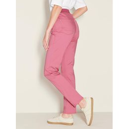 Brax - ProForm Slim-Hose Modell Pamina Fun, ros&eacute;, Gr. 44 / L - Baumwolle