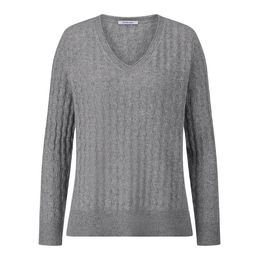 Peter Hahn - Pullover, grau, Gr. 36 / S - Schurwolle