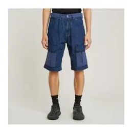 G-Star Raw G-Star f&uuml;r Herren. D26313-D934-H135 Shorts Bend 3D Cargo Fabric Mix blau (32), L&auml;ssig, Nachhaltig, Recycelte Baumwolle