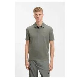 BOSS f&uuml;r Herren. 50507813 Graues Prime-Poloshirt (S), L&auml;ssig, Baumwolle, Kurzarm