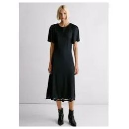 Pepe Jeans f&uuml;r Damen. PL9537734 Schwarzes Marlango-Kleid (L), L&auml;ssig, Modal, Kurzarm