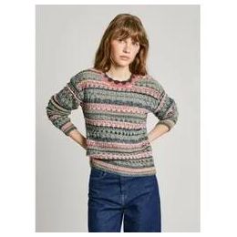 Pepe Jeans f&uuml;r Damen. PL702286 Nadja mehrfarbiger Pullover (XL), L&auml;ssig, Baumwolle, Nachhaltig