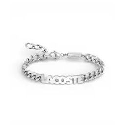 Lacoste f&uuml;r Herren. 2040476 Armband Script versilbert (OSFA), L&auml;ssig, Armb&auml;nder, Rostfreier Stahl
