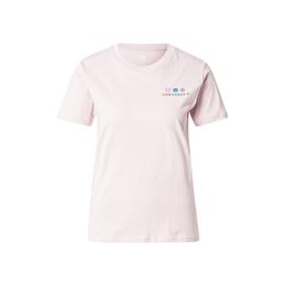 Converse T-Shirt 'SEA' Damen Gr&ouml;&szlig;e XL neonblau / hellblau / khaki / ros&eacute;