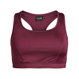 Active By Zizzi Sport-BH 'Adory' Damen Gr&ouml;&szlig;e 5XL/6XL weinrot