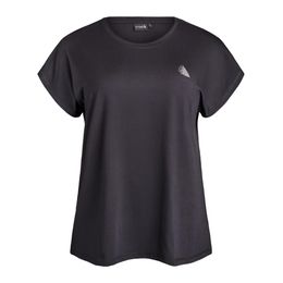 ZIZZI T-Shirt 'Abasic' Damen Gr&ouml;&szlig;e 9XL/10XL schwarz