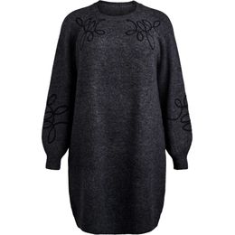 ZIZZI Strickkleid 'Malva' Damen Gr&ouml;&szlig;e 9XL/10XL dunkelgrau