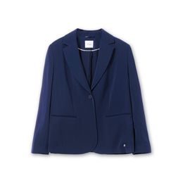 sheego Blazer Damen Gr&ouml;&szlig;e 56 dunkelblau