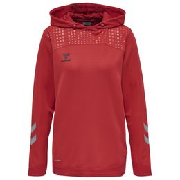 Hummel Sportsweatshirt Damen Gr&ouml;&szlig;e M grau / rot / schwarz