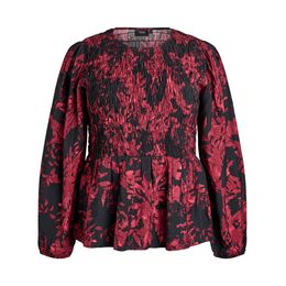 ZIZZI Bluse 'MNabila' Damen Gr&ouml;&szlig;e 9XL/10XL rot / schwarz