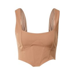 Nasty Gal Top Damen Gr&ouml;&szlig;e XXS camel