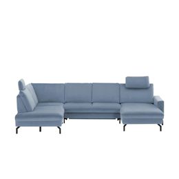 Kollektion Kraft Wohnlandschaft Grace blau Ma&szlig;e (cm): B: 332 H: 89 T: 220.0 &raquo; M&ouml;bel Kraft