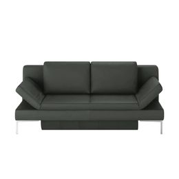 M&ouml;bel Kraft Schlafsofa mit Sitz- und R&uuml;ckenfl&auml;che aus Echtleder Kenny grau Ma&szlig;e (cm): B: 204 H: 88 T: 91.0 &raquo; M&ouml;bel Kraft