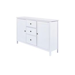 M&ouml;bel Kraft Sideboard aus Massivholz wei&szlig; Ma&szlig;e (cm): B: 160 H: 96 T: 45.0 &raquo; M&ouml;bel Kraft