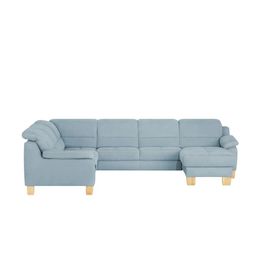 Kollektion Kraft Wohnlandschaft aus Mikrofaser Hanna blau Ma&szlig;e (cm): B: 322 H: 84 T: 264.0 &raquo; M&ouml;bel Kraft