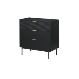 M&ouml;bel Kraft Kommode schwarz Ma&szlig;e (cm): B: 80 H: 80 T: 41.5 &raquo; M&ouml;bel Kraft