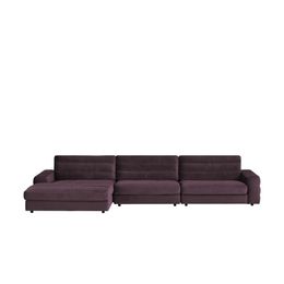 M&ouml;bel Kraft Ecksofa Samt Scarlatti lila/violett Ma&szlig;e (cm): B: 416 H: 83 T: 205.0 &raquo; M&ouml;bel Kraft