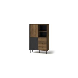 M&ouml;bel Kraft Highboard braun Ma&szlig;e (cm): B: 88 H: 140 &raquo; M&ouml;bel Kraft
