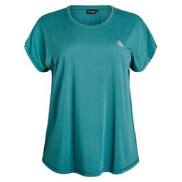 ZIZZI T-shirt 'ABASIC' Damen Gr&ouml;&szlig;e 11XL/12XL petrol