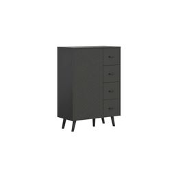 M&ouml;bel Kraft Highboard grau Ma&szlig;e (cm): B: 84 H: 114 &raquo; M&ouml;bel Kraft