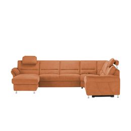 Kollektion Kraft Wohnlandschaft Donald orange Ma&szlig;e (cm): B: 330 H: 89 T: 262.0 &raquo; M&ouml;bel Kraft