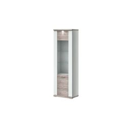 Primo Vitrine Titan wei&szlig; Ma&szlig;e (cm): B: 66 H: 207 T: 42.0 &raquo; M&ouml;bel Kraft