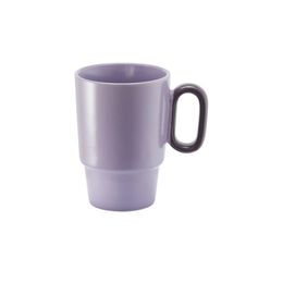KHG Kaffeebecher lila/violett Steinzeug/Steingut Ma&szlig;e (cm): H: 12 &Oslash;: 8.5 &raquo; M&ouml;bel Kraft