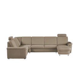 Kollektion Kraft Wohnlandschaft Mikrofaser Rita beige Ma&szlig;e (cm): B: 330 H: 91 T: 240.0 &raquo; M&ouml;bel Kraft