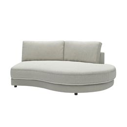 Jette Home Element Abschluss rund rechts in Cord Modulsofa Sila grau Ma&szlig;e (cm): B: 205 H: 85 T: 166.0 &raquo; M&ouml;bel Kraft