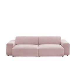Gray & Jones Einzelsofa im Trendstoff Baltic Breeze rosa/pink Ma&szlig;e (cm): B: 216 H: 71 T: 101.0 &raquo; M&ouml;bel Kraft