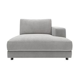 Jette Home Element Ottomane rechts in Cord Modulsofa Sila grau Ma&szlig;e (cm): B: 125 H: 85 T: 170.0 &raquo; M&ouml;bel Kraft