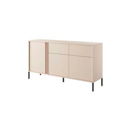 M&ouml;bel Kraft Sideboard beige Ma&szlig;e (cm): B: 153 H: 81 &raquo; M&ouml;bel Kraft