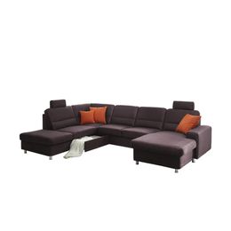 Kollektion Kraft Wohnlandschaft Steel Marc lila/violett Ma&szlig;e (cm): B: 311 H: 85 T: 234.0 &raquo; M&ouml;bel Kraft
