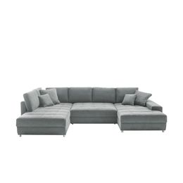 bobb Wohnlandschaft Arissa de Luxe grau Ma&szlig;e (cm): B: 353 H: 84 T: 215.0 &raquo; M&ouml;bel Kraft