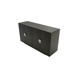 M&ouml;bel Kraft Sideboard schwarz Ma&szlig;e (cm): B: 139 H: 75 &raquo; M&ouml;bel Kraft
