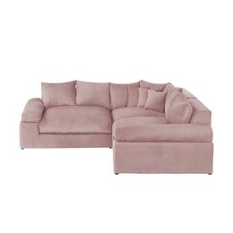 Smart Ecksofa Lionore rosa/pink Ma&szlig;e (cm): B: 256 H: 86 T: 256.0 &raquo; M&ouml;bel Kraft