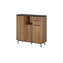 M&ouml;bel Kraft Highboard holzfarben Ma&szlig;e (cm): B: 130 H: 125 T: 42.0 &raquo; M&ouml;bel Kraft