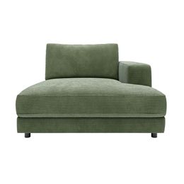 Jette Home Element Ottomane rechts in Cord Modulsofa Sila gr&uuml;n Ma&szlig;e (cm): B: 125 H: 85 T: 170.0 &raquo; M&ouml;bel Kraft