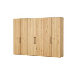 Woodford Dreht&uuml;renschrank 6-t&uuml;rig teilmassiv Smilla holzfarben Ma&szlig;e (cm): B: 300 H: 236 T: 58.0 &raquo; M&ouml;bel Kraft