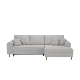 M&ouml;bel Kraft Ecksofa mit Schlaffunktion grau Ma&szlig;e (cm): B: 275 H: 91 T: 173.0 &raquo; M&ouml;bel Kraft