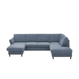 Kollektion Kraft Wohnlandschaft aus Flachgewebe Veit blau Ma&szlig;e (cm): B: 305 H: 90 T: 200.0 &raquo; M&ouml;bel Kraft